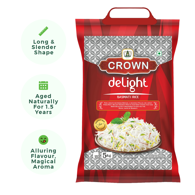 Crown Rozana Basmati Rice - DRRK Foods
