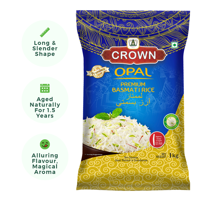 Crown Classic Basmati Rice - DRRK Foods